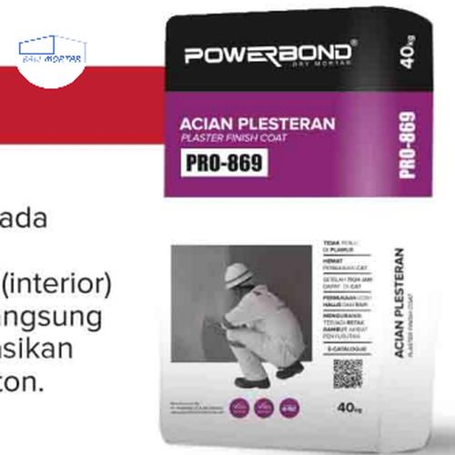 Jual Powerbond Pro 869 Acian Plaster 40kg - Kota Denpasar - Bali Mortar ...