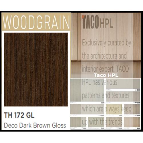 Jual TACO HPL Woodgrain TH 172 GL - Deco Dark Brown Gloss - Jakarta ...
