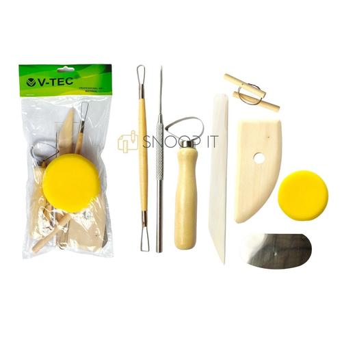Jual V-Tec Alat Clay Tools Set 8 pcs / Vtec Alat Clay Tools Set isi 8 ...
