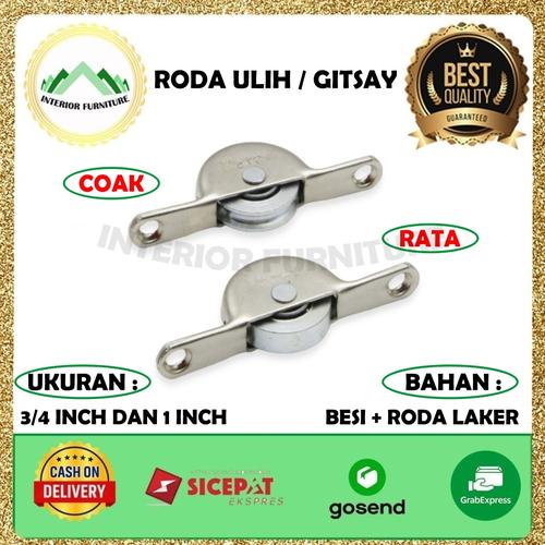 Jual Roda Ulih Kecil Size 3/4 Inch, 1 Inch / Roda Etalase / Roda Laher ...