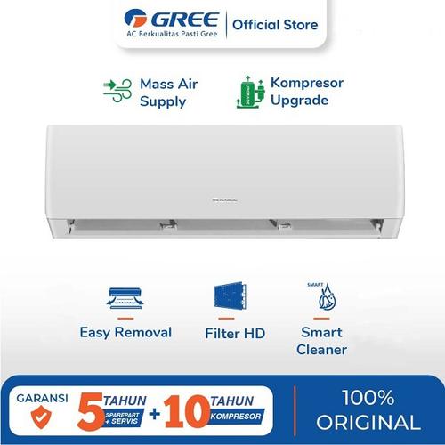 Jual AC Split Wall 1.5PK Gree MOO5A Standard GWC-12MOO5A New Series ...