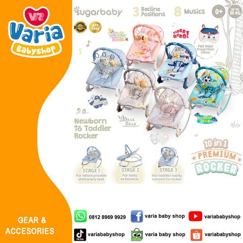 Jual 10IN1 PREMIUM ROCKER | SUGAR BABY - BEIGE DEAR BEAR - Kota ...