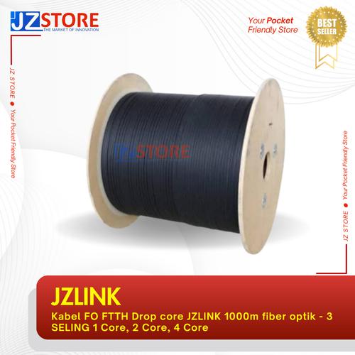 Jual Kabel FO FTTH Drop core JZLINK 1000m fiber optik - 3 SELING - 2 ...