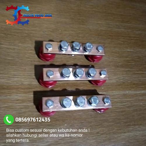 Jual busbar tembaga 5mm x 20mm x 100mm - busbar grounding - Jakarta ...