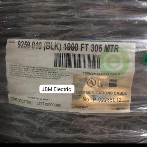 Jual Kabel Belden 9259 RG59 Serabut 75 OHM Coaxial Hitam 305 meter ...