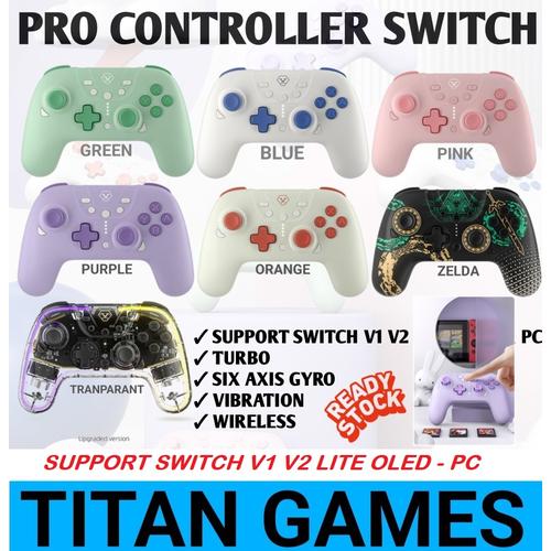Jual Nintendo Switch Pro Controller Wireless Stik Switch Controller PC ...