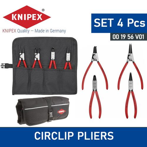Jual Tang Snap Ring Set 00 19 56 V01 Knipex Set of Circlip Pliers 4 ...