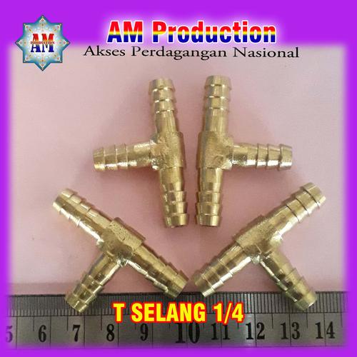 Jual T Selang ukuran 1/4 Sambungan Cabang Tiga - Kab. Tegal - AM ...