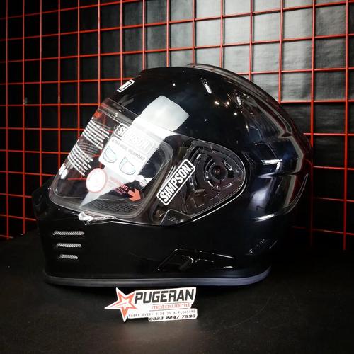 Jual HELM SIMPSON VENOM BLACK GLOSSY ORIGINAL - Kota Yogyakarta ...