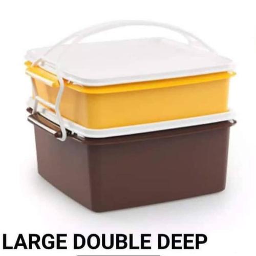 Jual large double deep tupperware - Kota Bandung - JiRaRa_Clothes ...