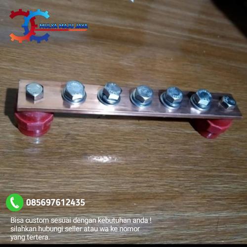 Jual busbar tembaga 3mm x 30mm x 200mm - busbar grounding - Jakarta ...