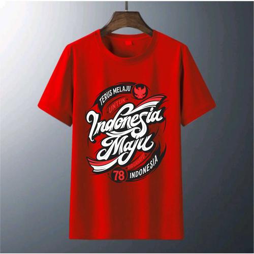 Jual KAOS HUT RI 78 TAHUN 17 AGUSTUS KEMERDEKAAN INDONESIA BIG SIZE JUMBO D - MERAH 1, M - Kab ...