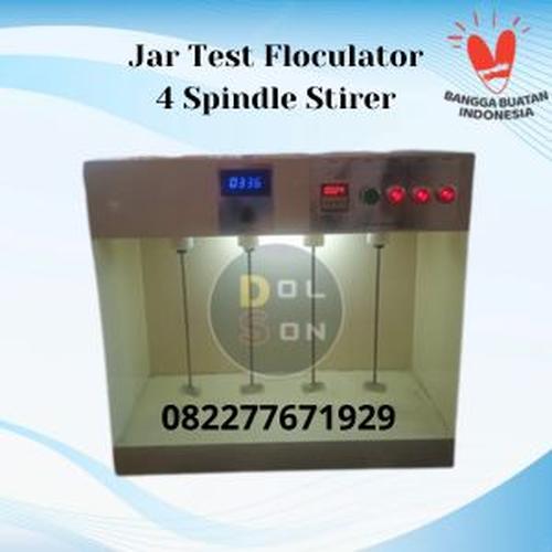 Jual Flokulator Jar Test Spindel 4 Spindle Stirer Flocculator w timer ...