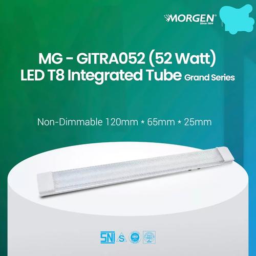 Jual MORGEN GRAND LED T8 INTEGRATED TUBE 52W 120 CM MGGITRA052 CAHAYA ...