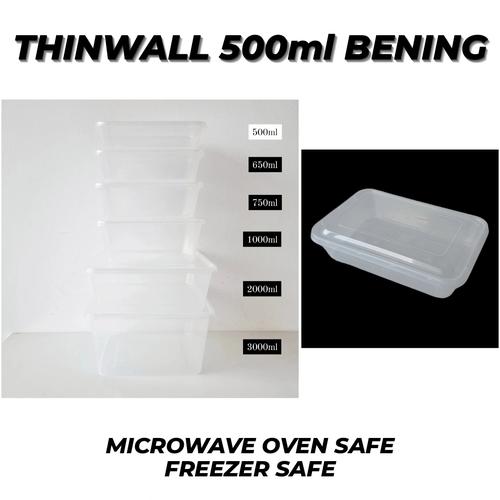 Jual THINWALL BENING 500ml / FOOD CONTAINER / KOTAK TAKEAWAY - Jakarta ...