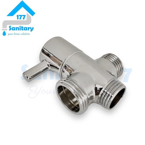 Jual Stop kran diverter shower HITAM -Tee kran tiang kolom sambungan ...