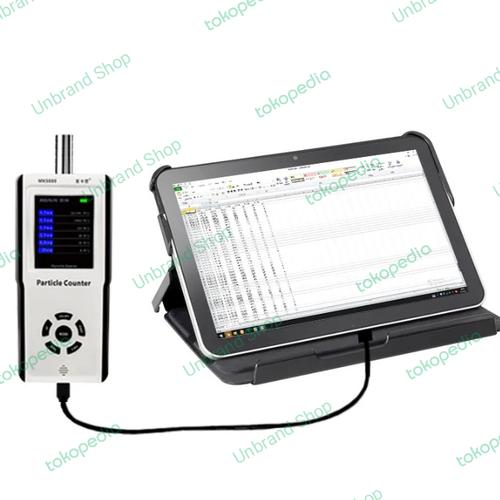 Jual Particle counter 6 channel six dust alat ukur debu + printer ...