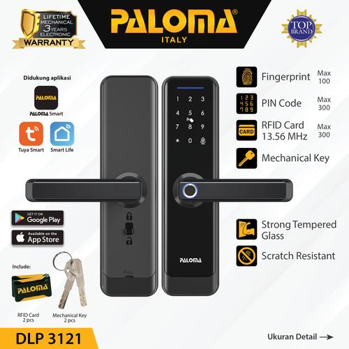 Promo PALOMA DLP 3121 Digital Lock Smart Home Kunci Pintu Door Handle ...