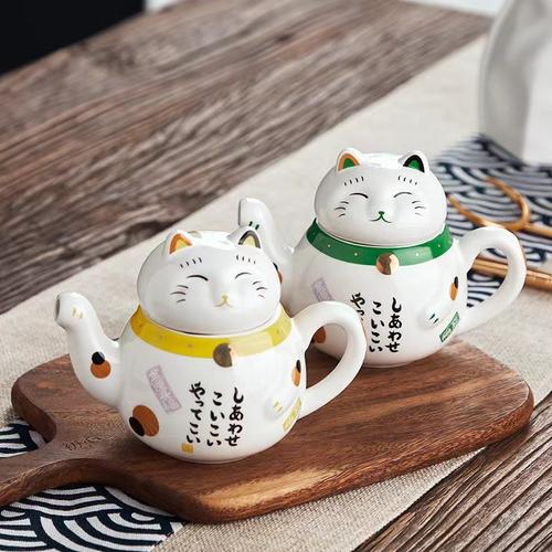 Jual Teapot Cangkir Karakter Lucky Cat / Ceramic Teapot Set 1244 ...