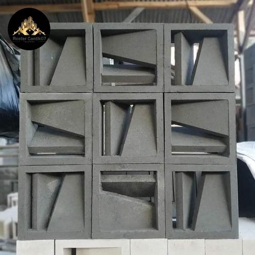 Jual Roster minimalis / roster beton / roster lubang angin motif Alfa ...