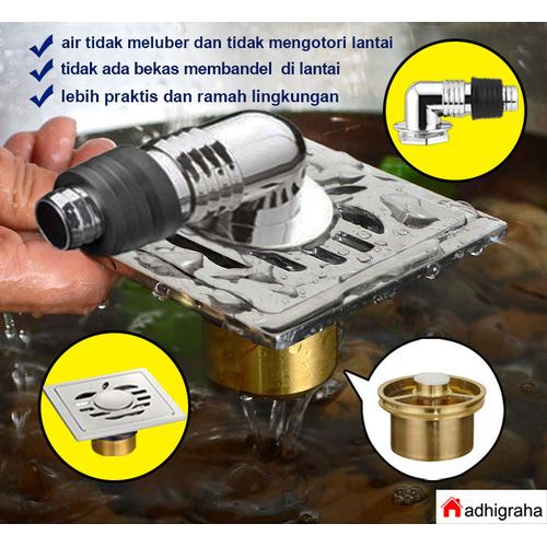 Jual set afur lantai floor drain konektor selang mesin cuci AK-05 KSO-L ...