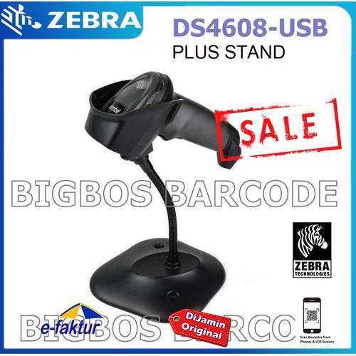 Jual SCANNER BARCODE ZEBRA DS4308 HANDHELD 1D & 2D IMAGER NON STAND Efaktur - DS4608 USB ...
