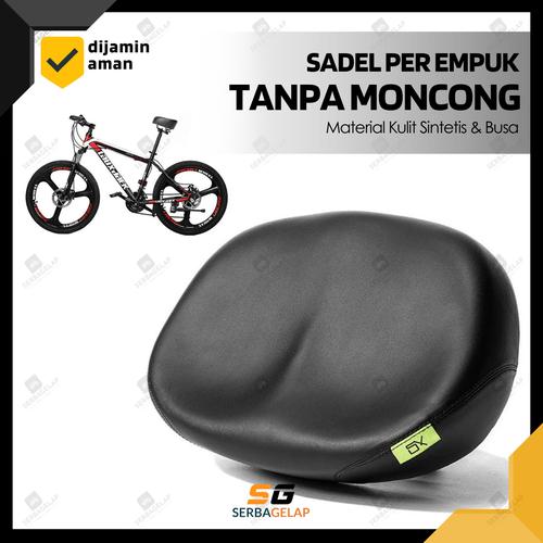 Jual Jok / Sadel / Saddle Sepeda Besar Lebar Empuk Per / Spring - NO ...