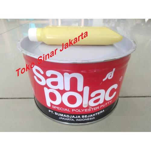 Jual Dempul Mobil Motor Besi Kayu SANPOLAC SAN POLAC 1 kg - Kab. Bekasi ...