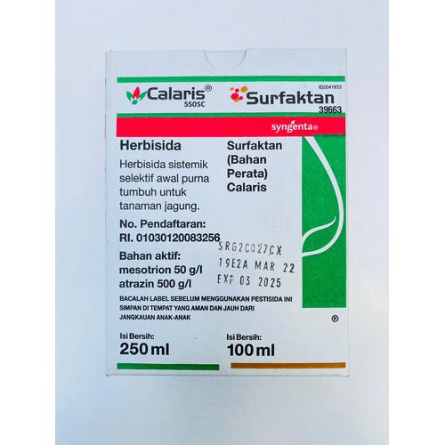 Jual Herbisida CALARIS Surfaktan Ukuran SEDANG 500ml 200ml - paket ...