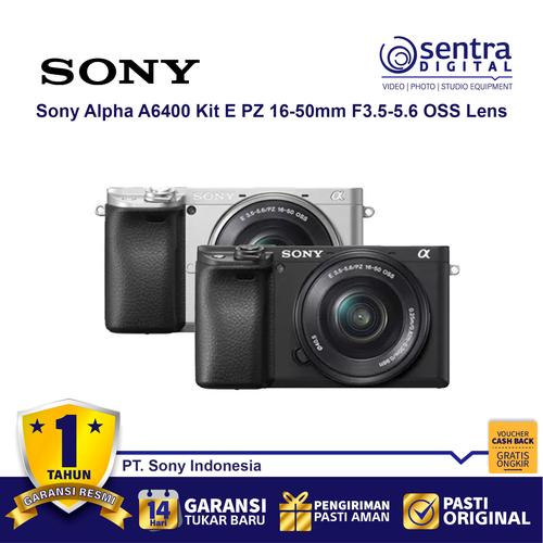 Promo SONY Alpha A6400 kit 16-50m silver - Kamera Mirrorless Alpha 6400 ...