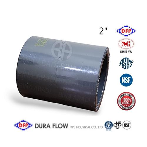 Jual Coupling PVC Sch 80 Socket Size 2 Inch ANSI/ASTM DURA FLOW TAIWAN ...