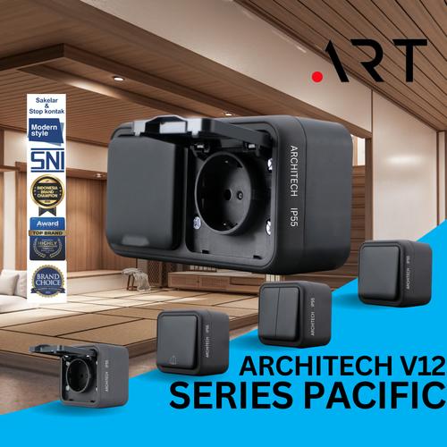 Jual ARCHITECH PACIFIC SERIES / saklar V12 OUTDOOR WATERPROOF BLACK ...