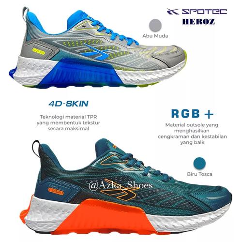 Jual Sepatu Running Spotec Heroz | Sepatu Lari | Sepatu Original - Kota ...