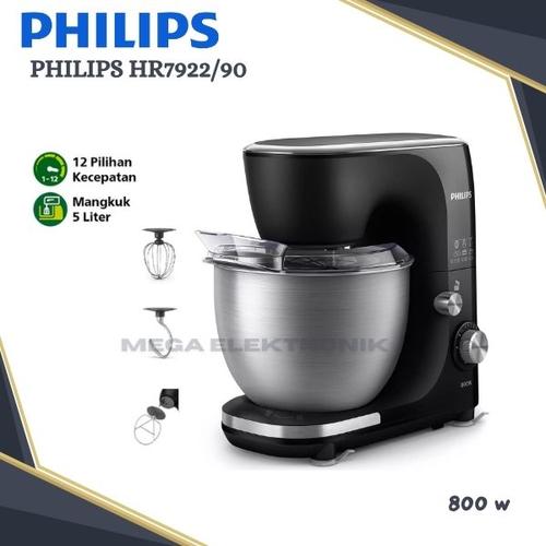 Jual PHILIPS HR7922/90 Kitchen Machine Stand Mixer 5 Liter 800W ...