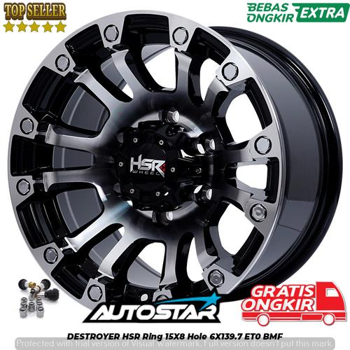 Jual VELG HSR DESTROYER R 15 : BUAT Chevrolet ( Colorado, Trailblazer ...