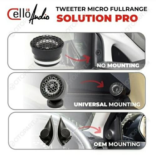 Jual Tweeter Magic Full Range CELLO Solution PRO 1.5" inch High ...