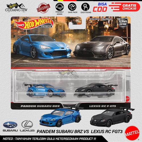 Jual HOT WHEELS LEXUS RC F GT3 TWIN PACK VS PANDEM SUBARU BRZ - Kota Depok - GUDANG HW | Tokopedia