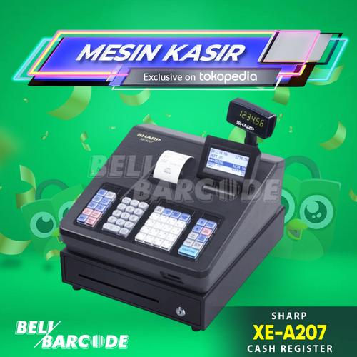 Jual Sharp XE-A207 Black Cash Register Terlengkap dan Garansi - Clover ...