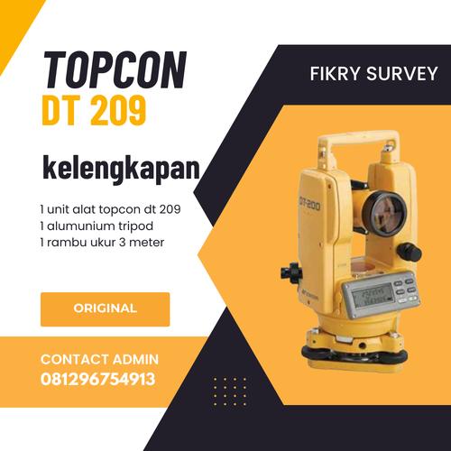 Jual Digital Theodolite Topcon DT 209L Harga Murah - Jakarta Barat ...