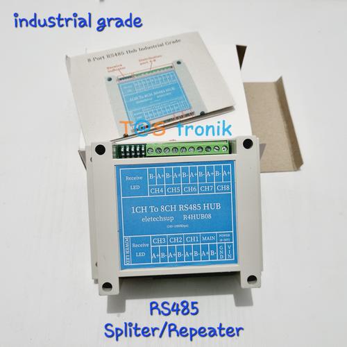 Jual RS485 Repeater rs 485 spliter 8 ch rs485 hub 8 port serial port ...