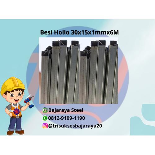 Jual Besi Hollo/Pipa Kotak 30x15x1mmx6M - Jakarta Barat - Bajaraya ...