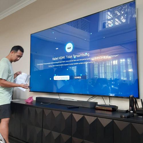 Jual BRACKET DAN INSTALASI PEMASANGAN TV LED 75 INCH JADETABEK 24 JAM ...