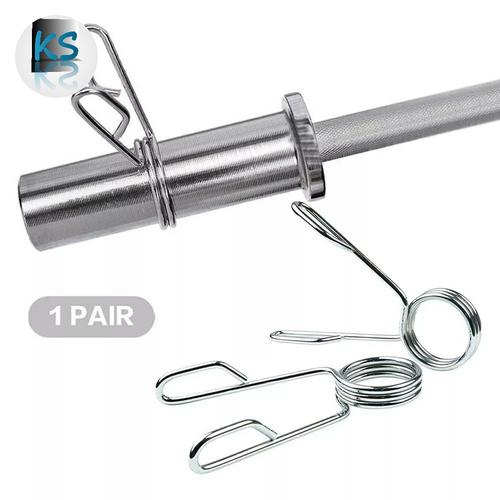 Jual Barbell lock 5cm barbell spring barbell clamp gym fitness weight ...