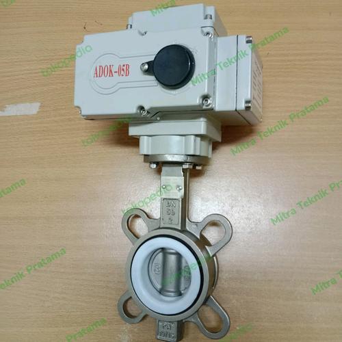 Jual Butterfly Valve Stainless Electric Actuator Motorized 2,5" inch ...