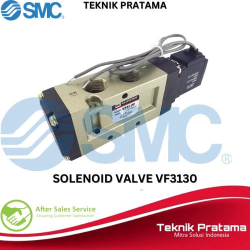 Jual VF3130 VF 3130 SOLENOID VALVE SMC 5/2 1/4" Inch DC24 - Jakarta ...
