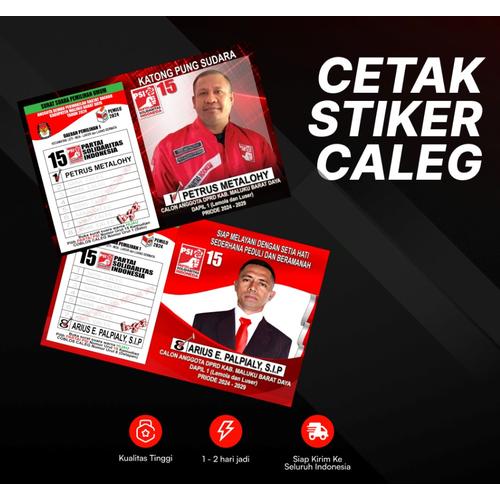 Jual Stiker Caleg Stiker Pemilu 2024 Sticker Caleg Pemilu Presiden DPR ...