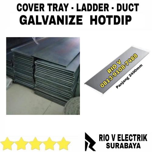 Jual TUTUP COVER TRAY LADDER 50 100 150 200 300 400 2400mm GALVANIS ...