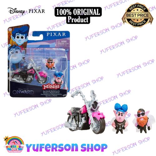 Jual Disney Pixar Onward Minis Vehicle Sprites & Motorcycle - Kota ...