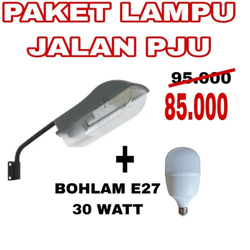 Jual Paket Kap Lampu Jalan Led PJU Kap Lampu Jalan Pju Fitting E27 - KAP LHE + 18W - Jakarta ...