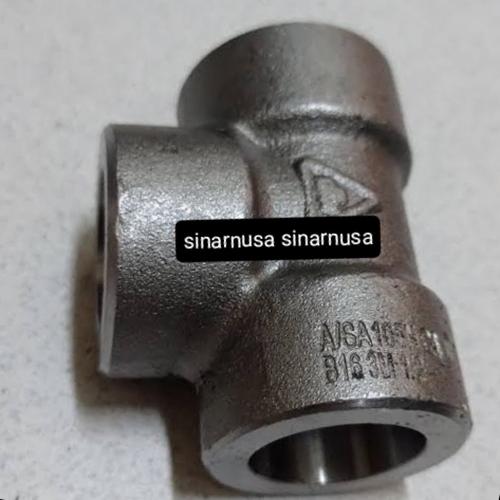 Jual Tee Besi A105 3000 Psi Socket Weld 1 " inchi Las SW - Jakarta ...